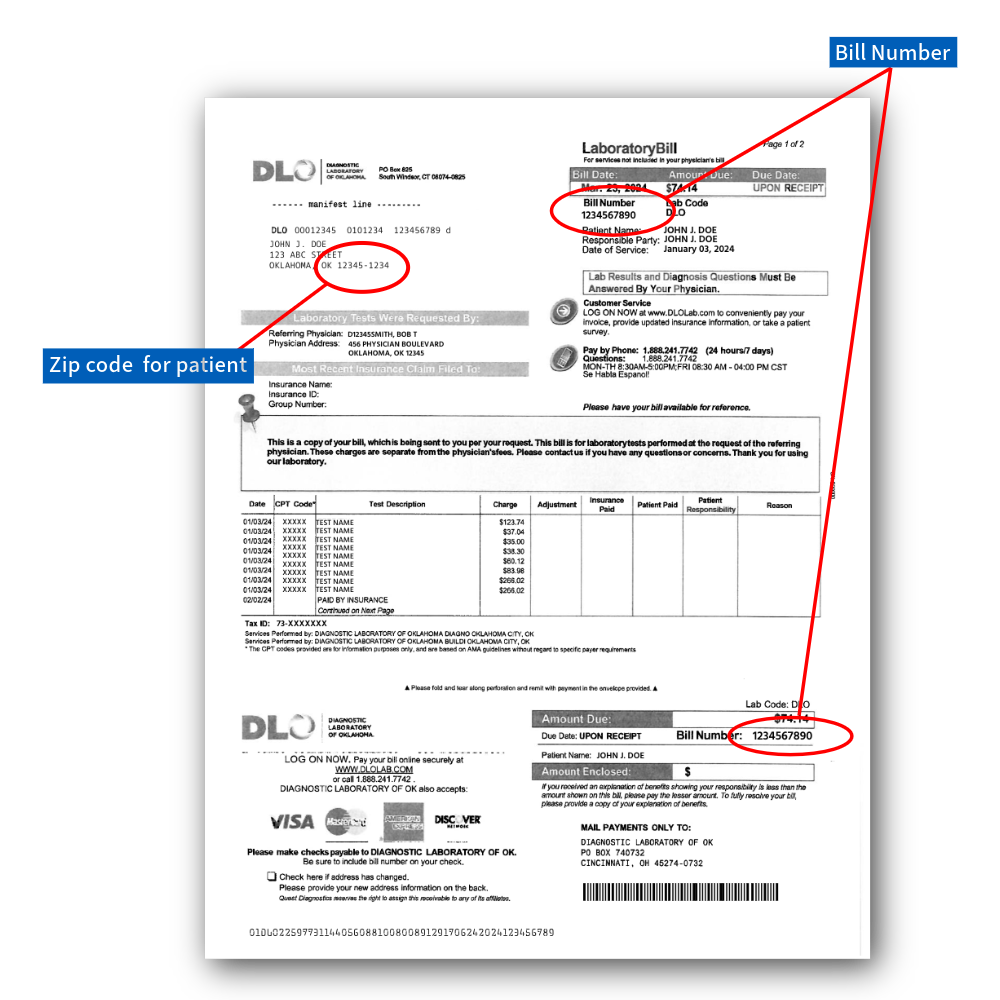 pay my bill | Diagnostic Laboratory of Oklahoma